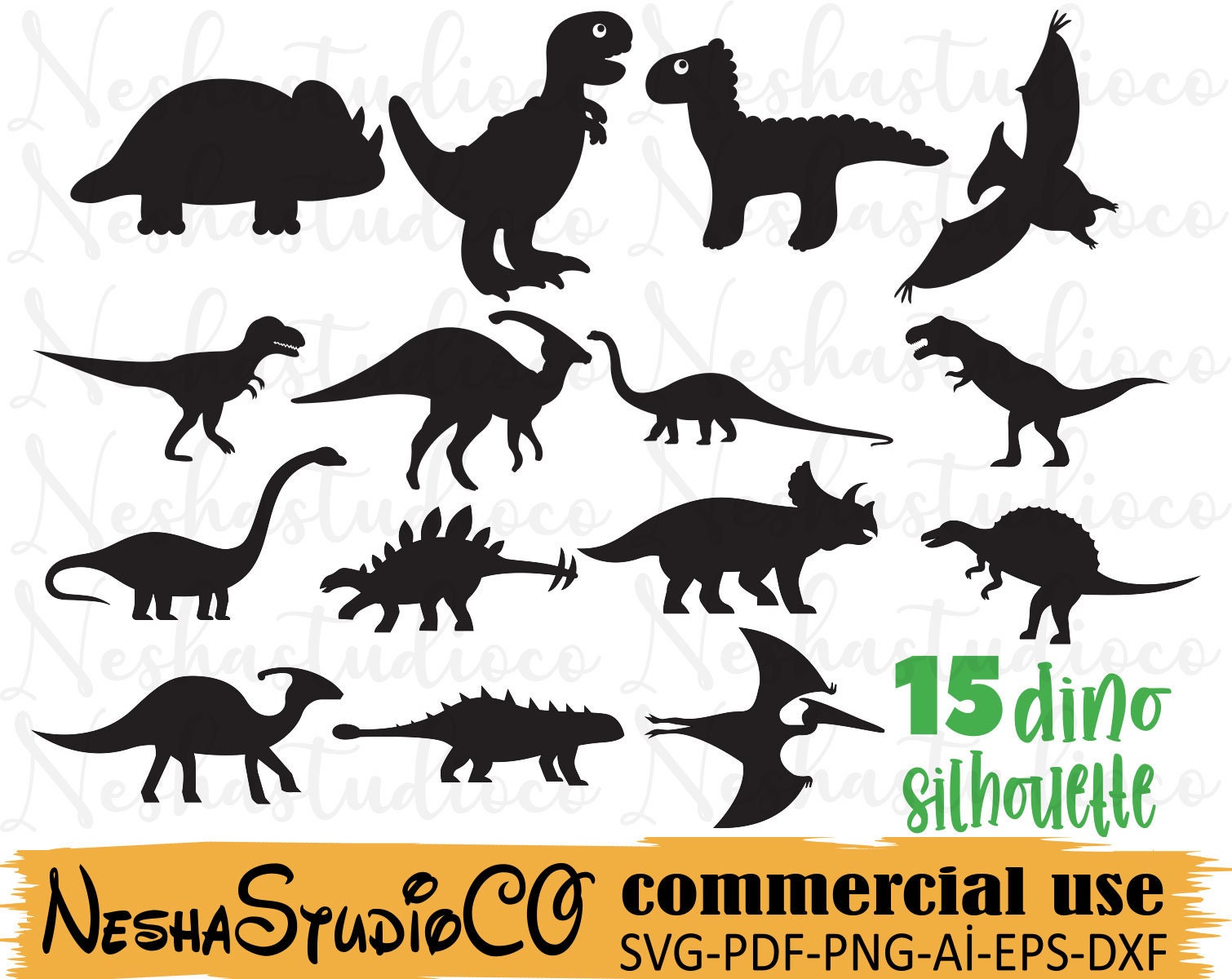 Dinosaur Svg Bundlebaby Svgbirthday Svgdinosaur - Etsy