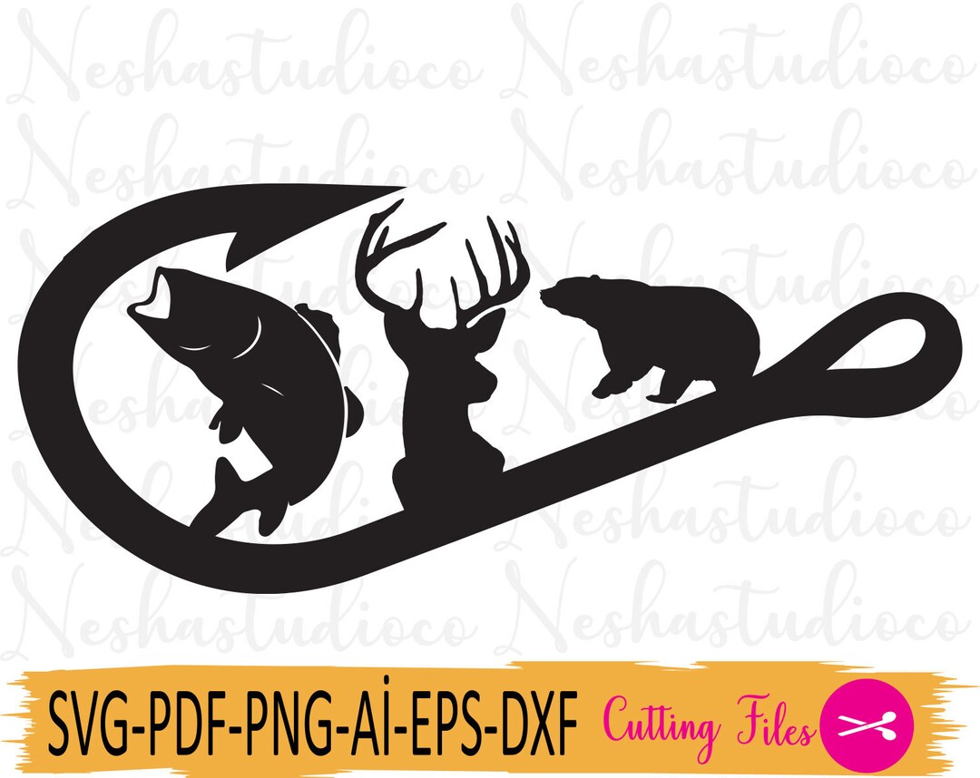 Fish Svg,deer Svg,bear Svg,fish Hook,fishing Svg,fishing Clipart,fish ...