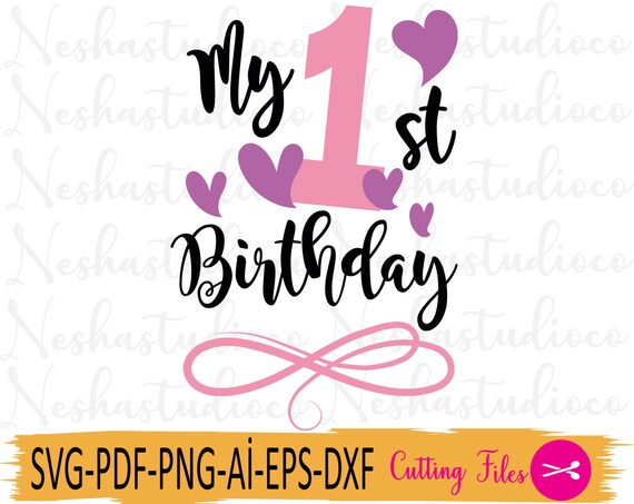 My First Birthday Svgbaby Svg Baby Birthday Svg 1st | Etsy