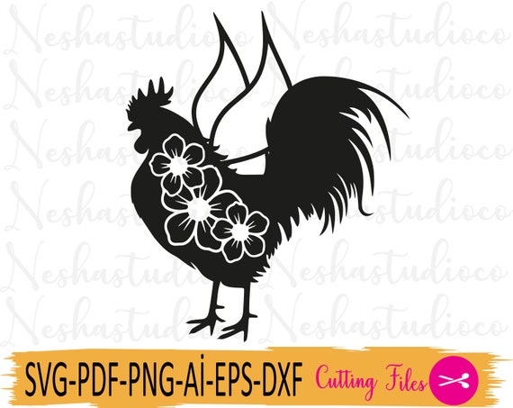 Hahn SVG Hahn Png Huhn Svg Hahn Clipart Hahn Silhouette | Etsy