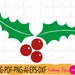 Holly Svg,christmas Holly Svg ,holly Berry Svg,christmas Svg,mistletoe ...