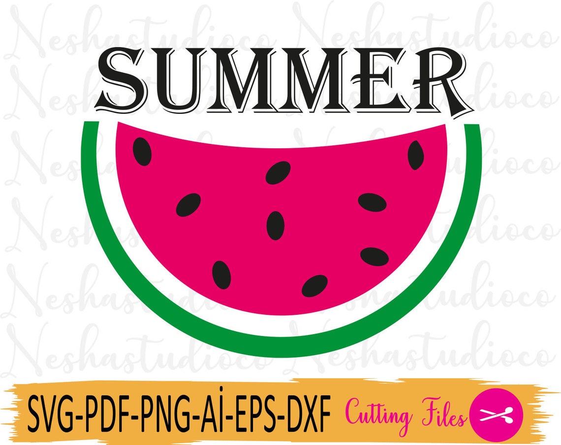 Summer Svg watermelon Svg Ice Cream Cut File Summer Svg | Etsy