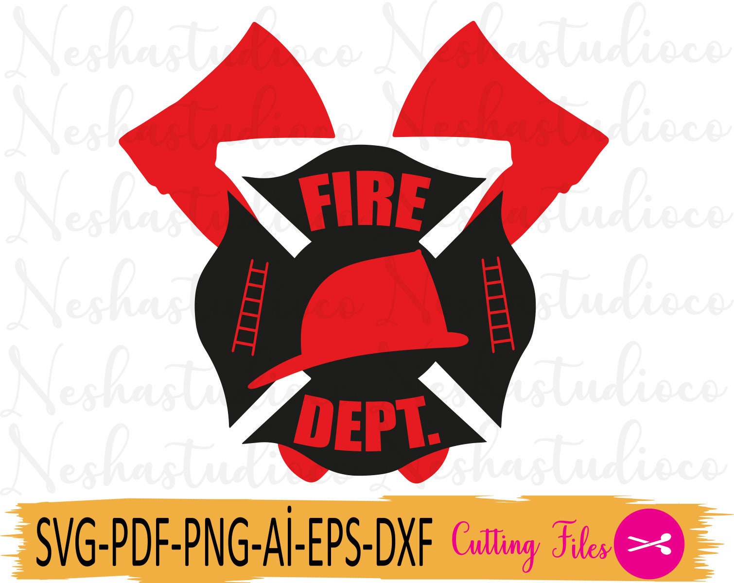 Bombero svg departamento de bomberos svg departamento de - Etsy México