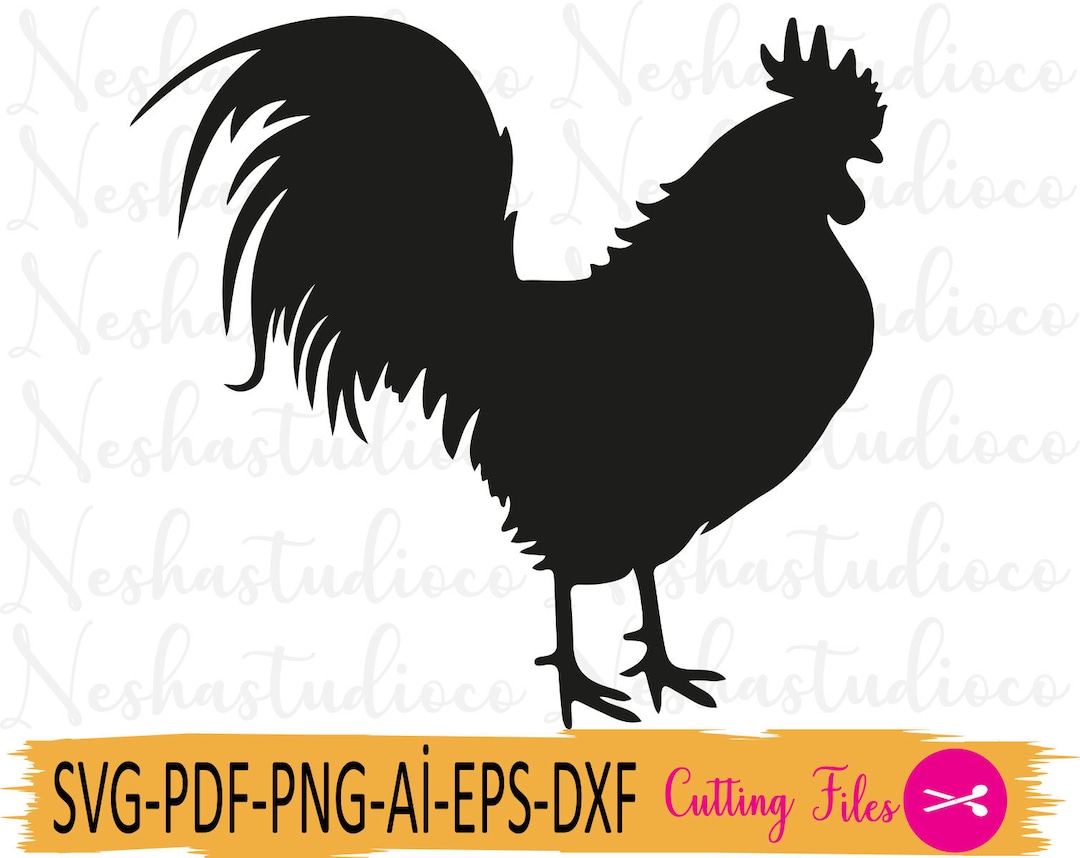 Rooster SVG ,rooster Png,chicken Svg, Rooster Clipart , Rooster ...