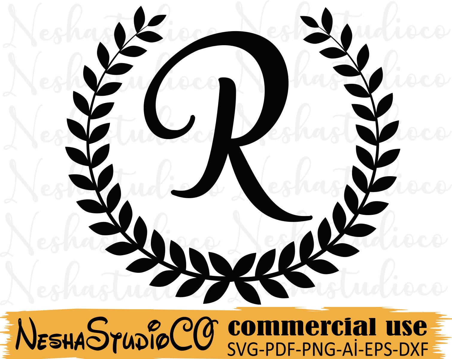 Monogram Alphabet Svgsplit Monogram SVG26 Individual Svg - Etsy