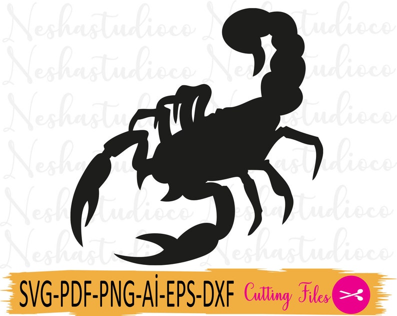 Scorpion Svg,scorpion Clipart,animal Svg,scorpion Svg Cutting File for ...