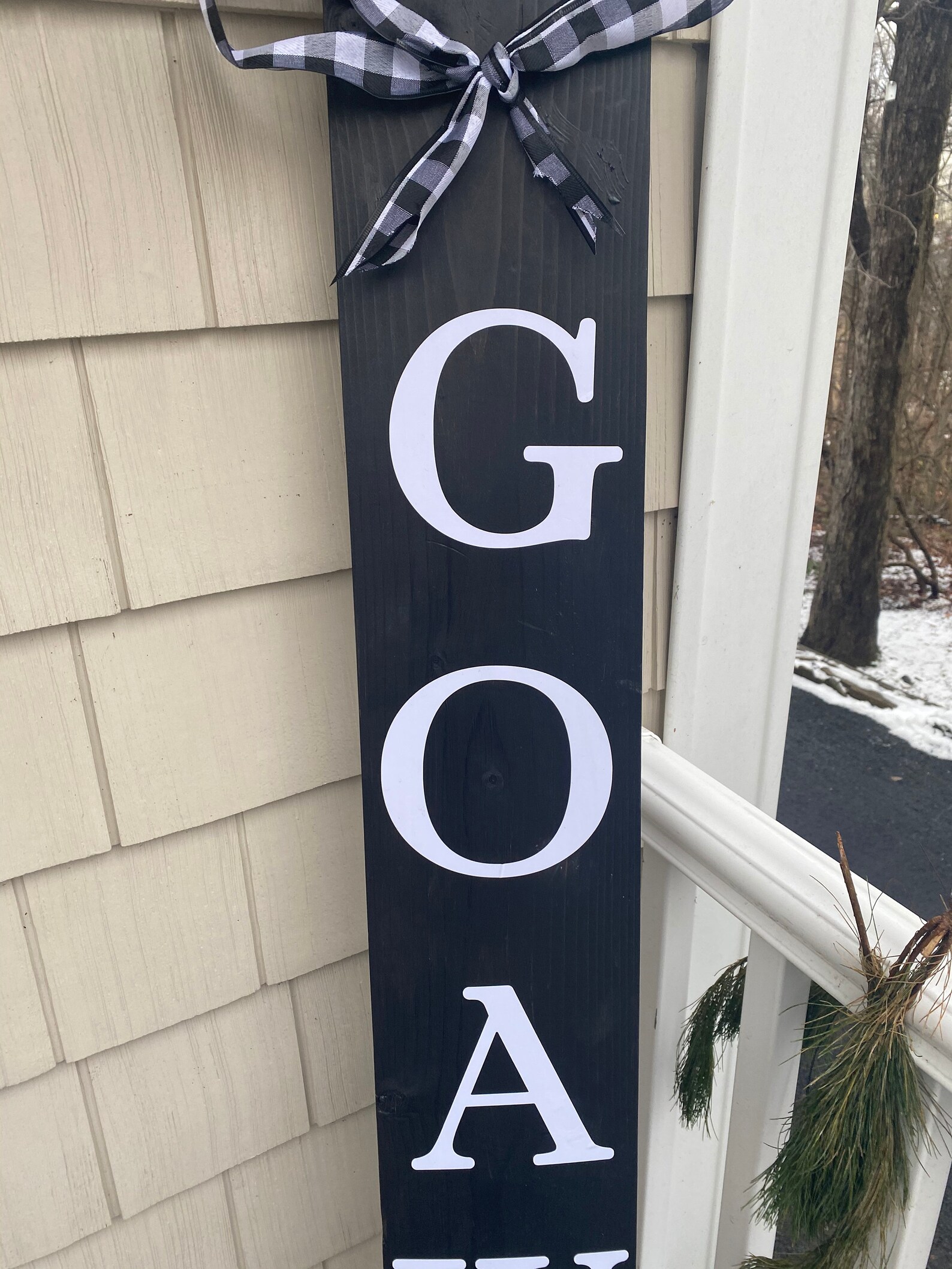 Go Away Front Porch Sign Porch Welcome Sign for Housewarming - Etsy