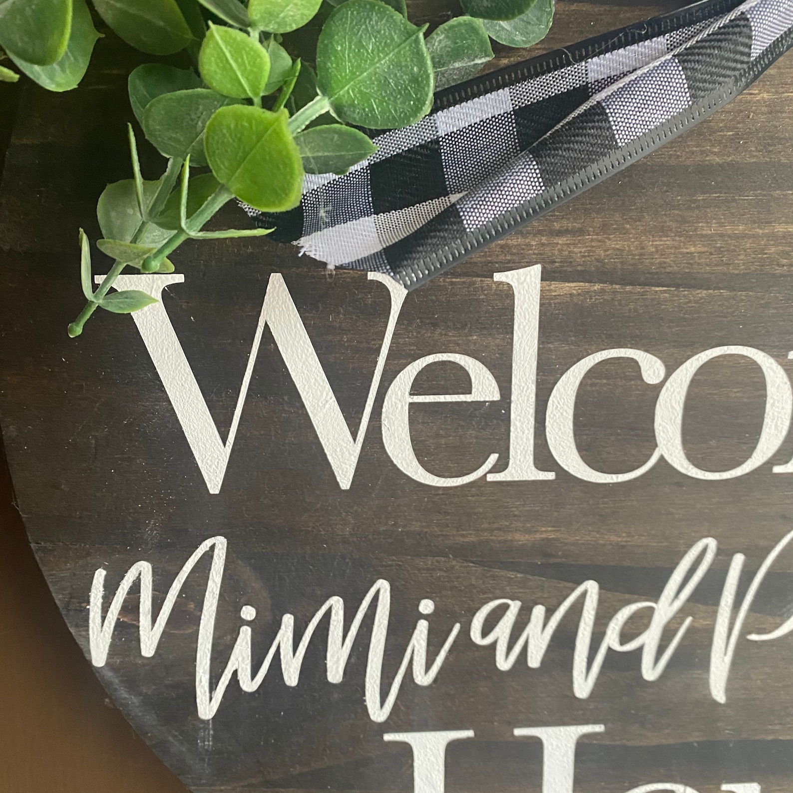 Welcome to Mimi and Pop Pops House Sign, Welcome to Nanas House ...
