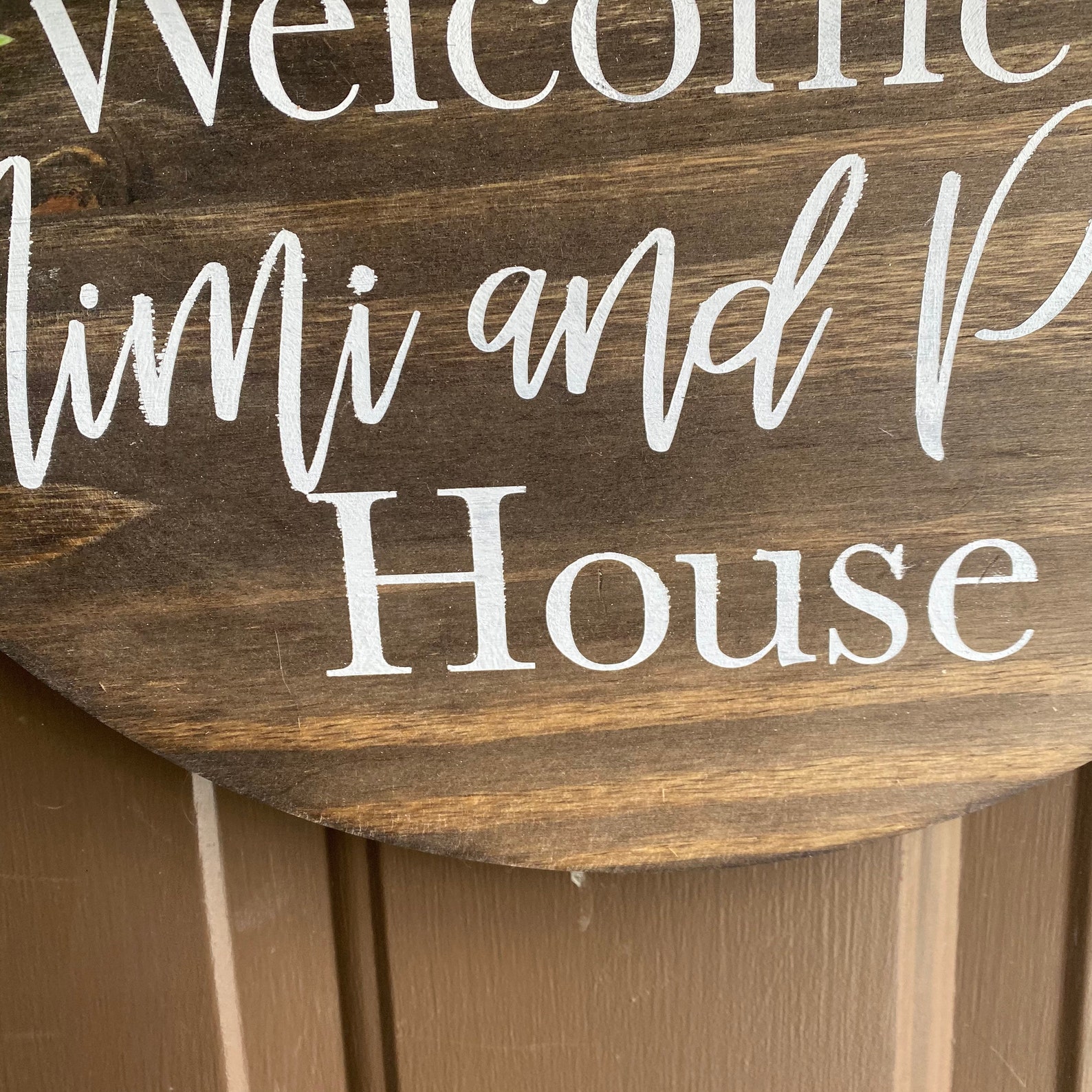 Welcome to Mimi and Pop Pops House Sign Welcome to Mimi and - Etsy