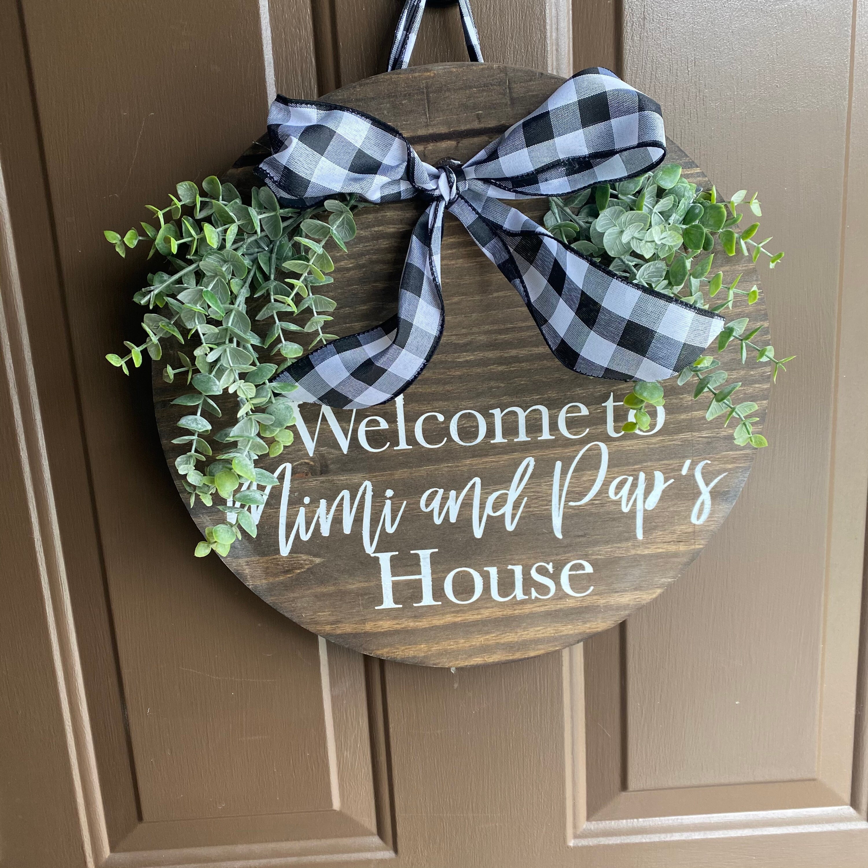 Welcome to Mimi and Pop Pops House Sign, Welcome to Mimi and Pap’s ...