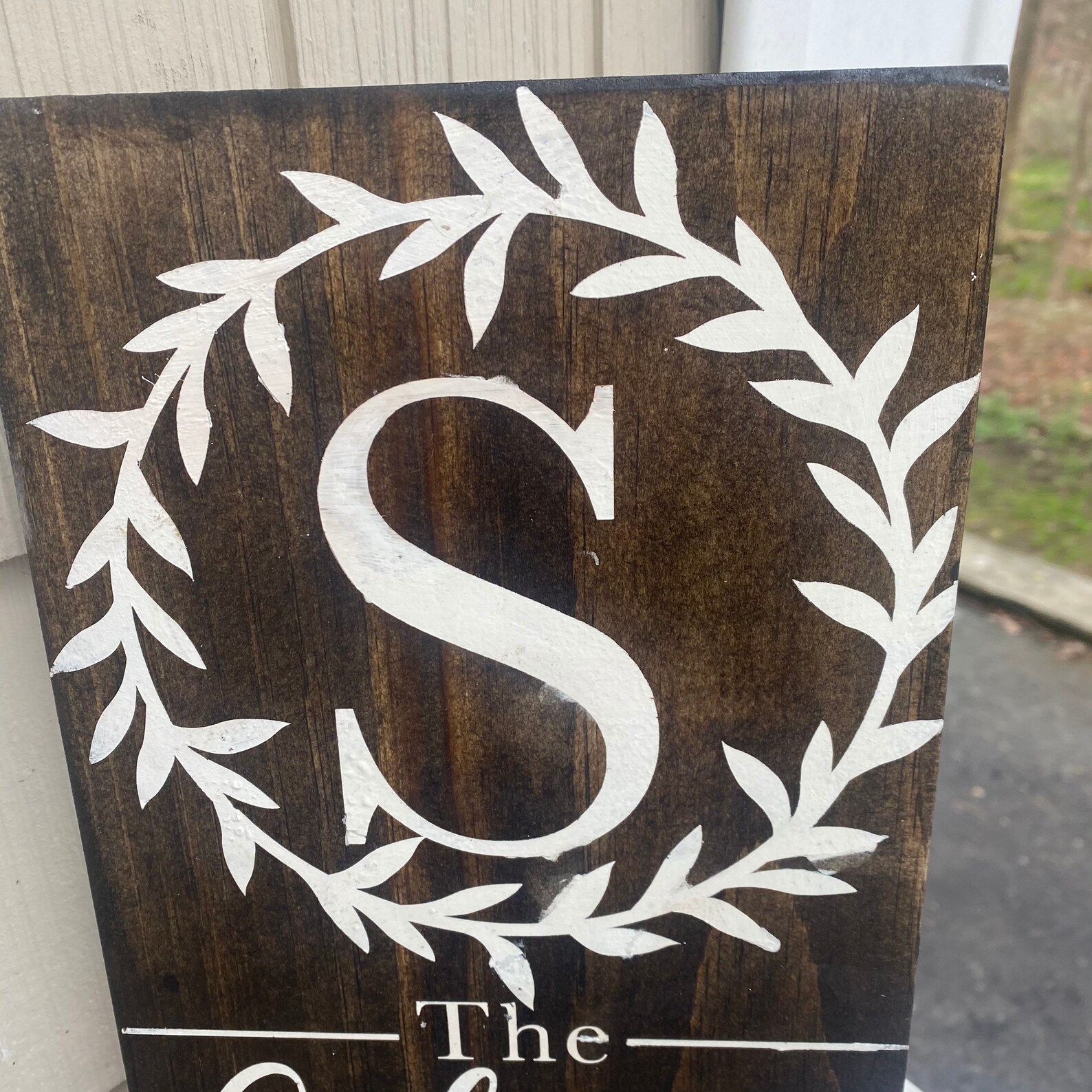 Last Name Welcome Sign Last Name Porch Leaner Last Name - Etsy