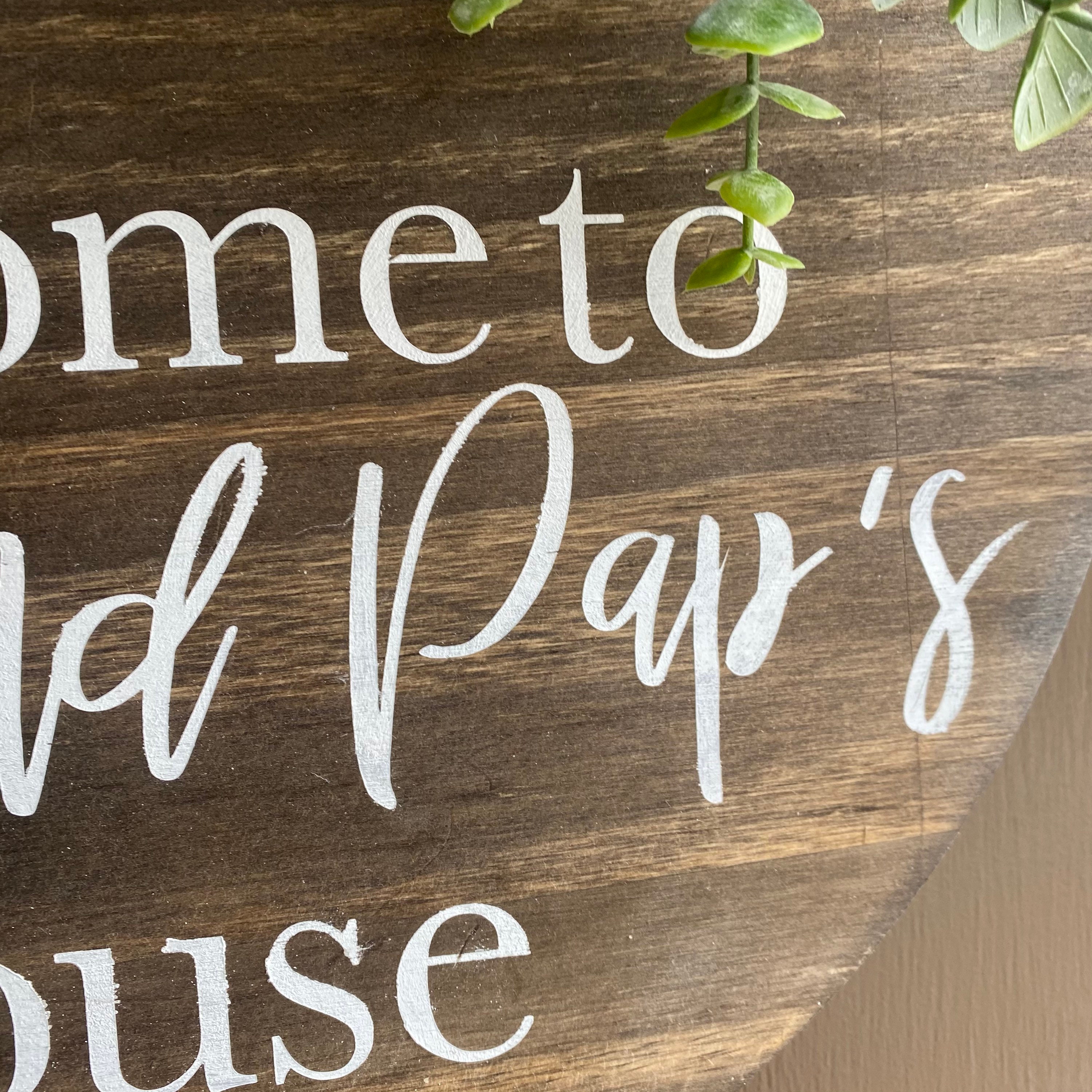 Welcome to Mimi and Pop Pops House Sign Welcome to Mimi and | Etsy
