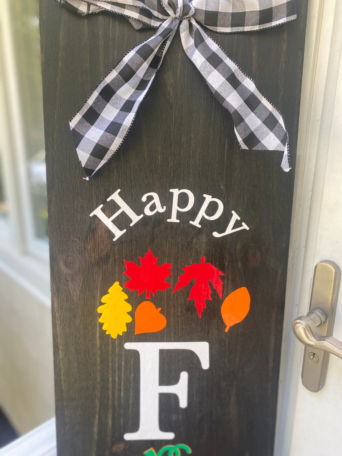 Happy Fall Sign, Fall Porch Sign, Leaning Porch Sign, Fall Porch Decor ...