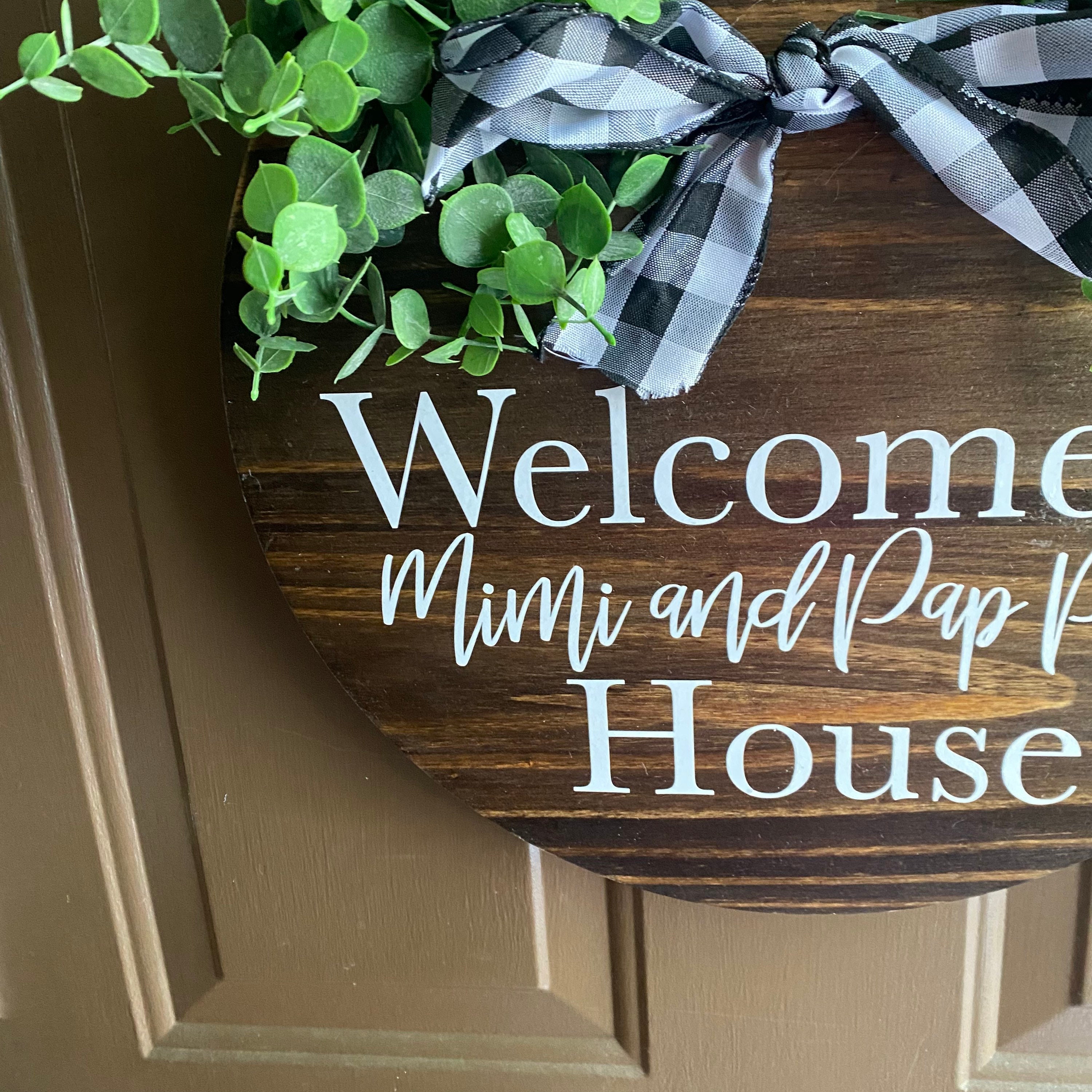 Welcome to Mimi and Pap Paps House House Pap Pap Gift Mimi | Etsy