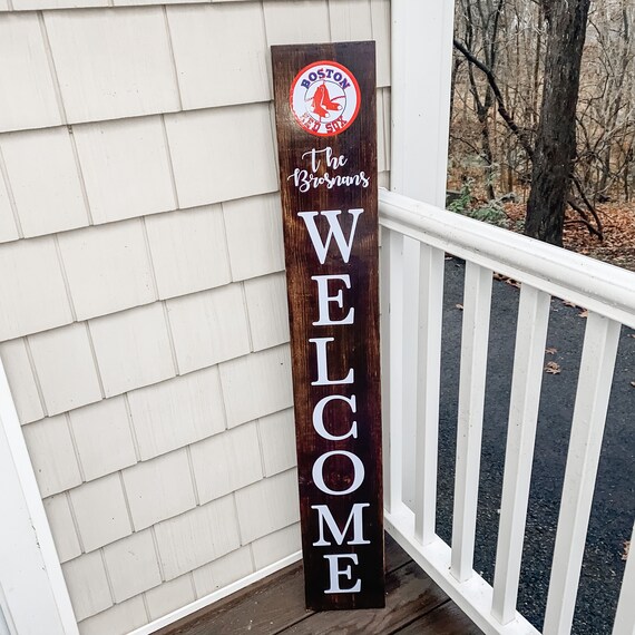 Sports Team Custom Outdoor Welcome Sign Country Farmhouse | Etsy