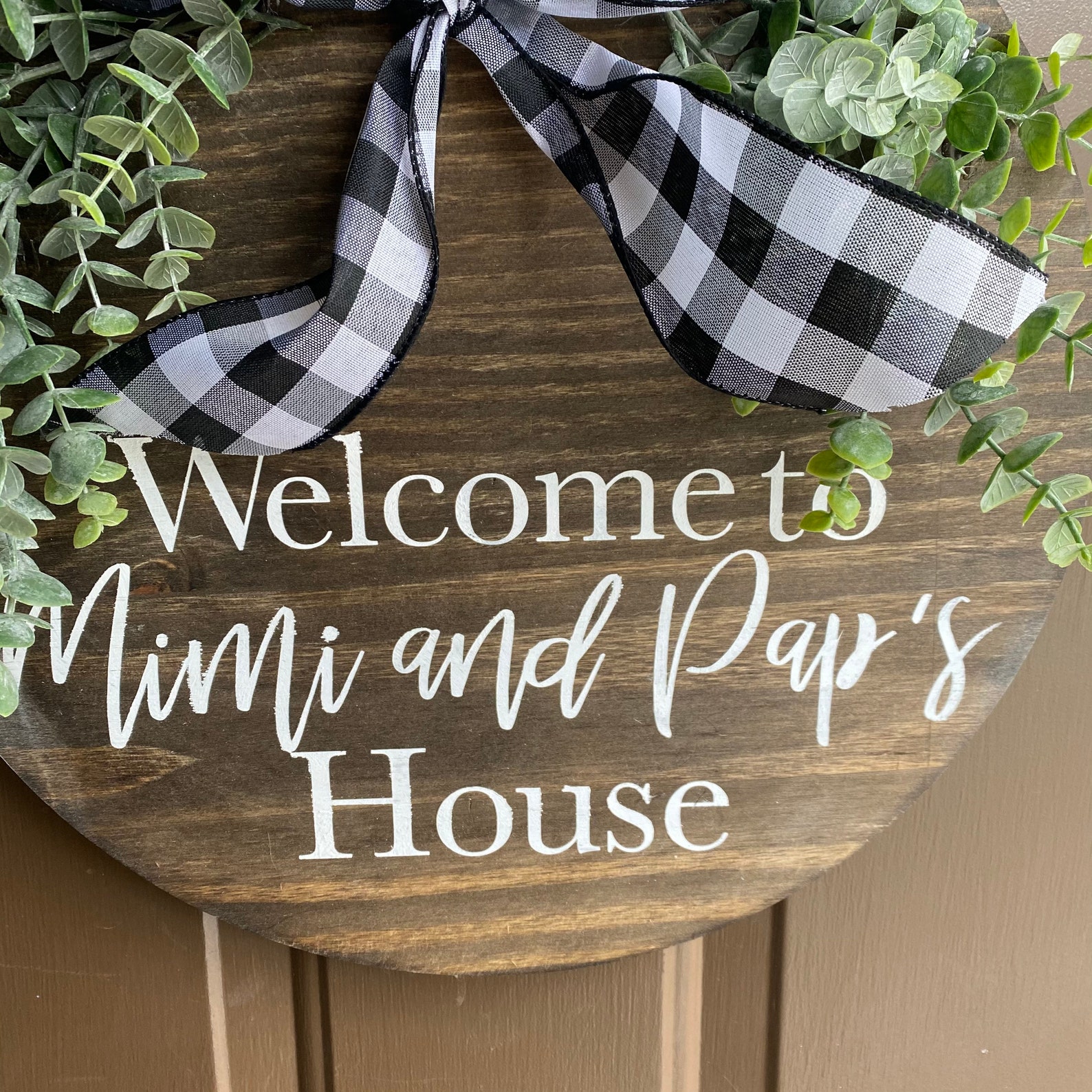 Welcome to Mimi and Pop Pops House Sign Welcome to Mimi and - Etsy