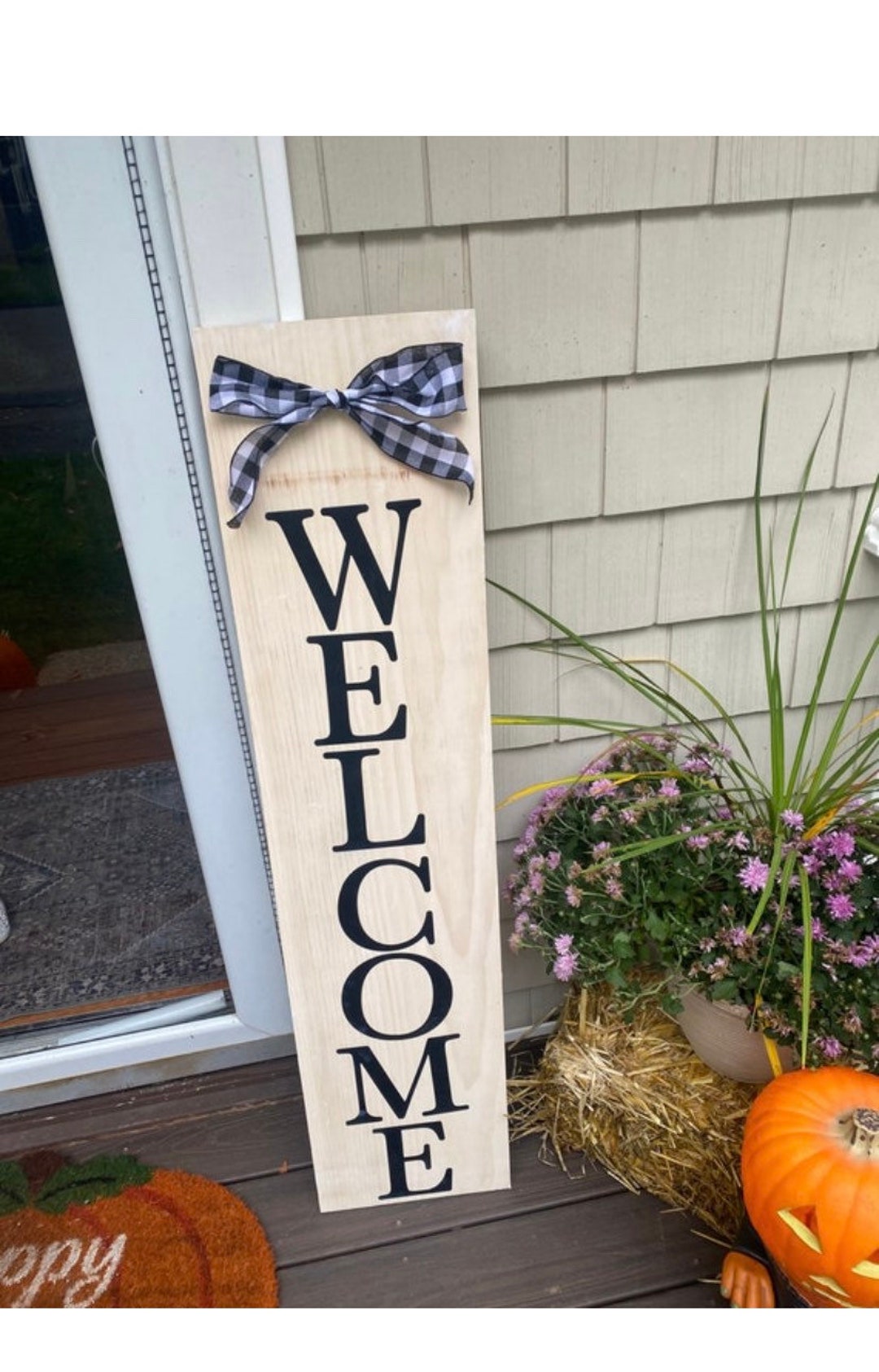 Welcome Sign, Porch Leaner, Welcome Porch Leaner, Welcome Sign With a ...