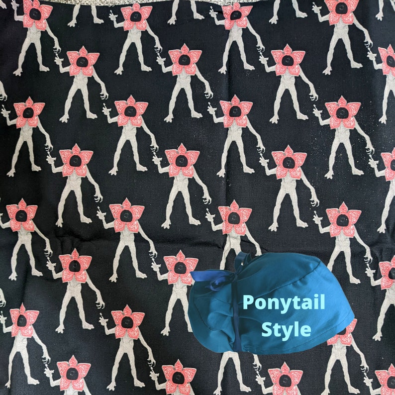 Stranger Things Demodog Demogorgon Creature Ponytail Scrub - Etsy