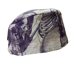 Skeleton Anatomy Scrub Cap, Orthopedic Doctor Surgical Surgeon Hat ...