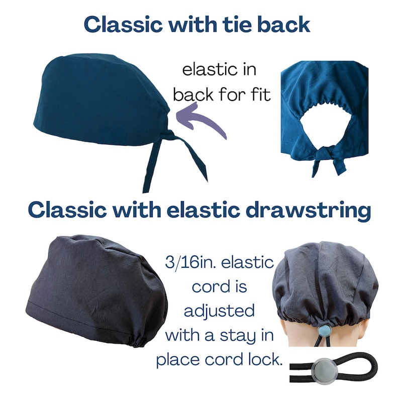 Skeleton Anatomy Scrub Cap, Tie Back or Euro Elastic Orthopedic Doctor ...