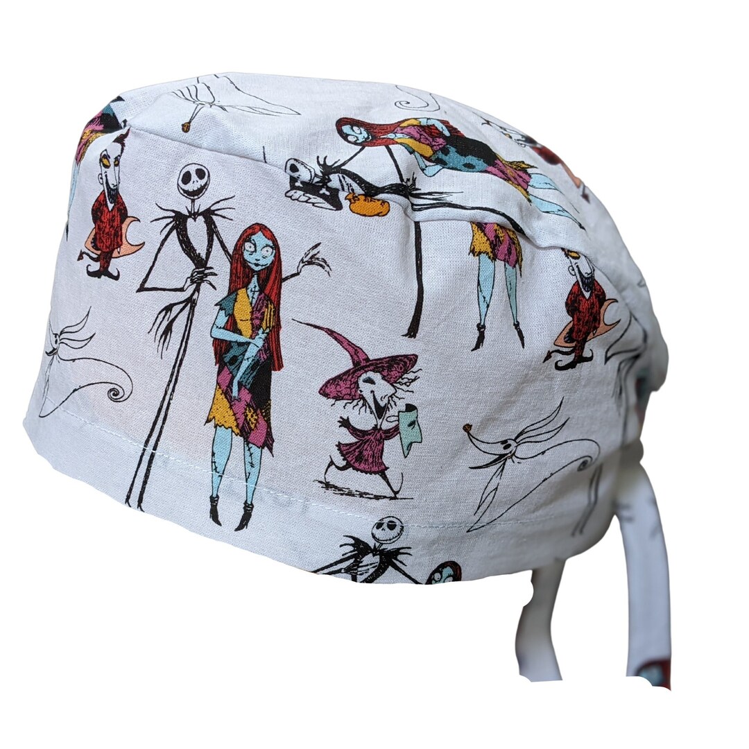 Nightmare Before Christmas Scrub Cap Halloween Scrub Cap - Etsy