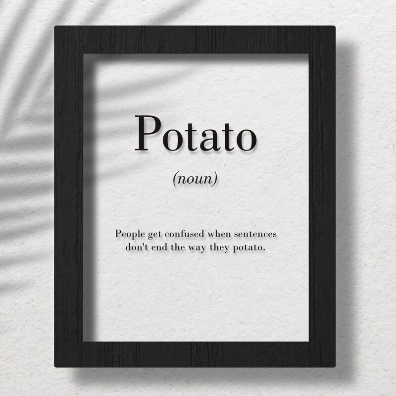 Potato Print - Etsy