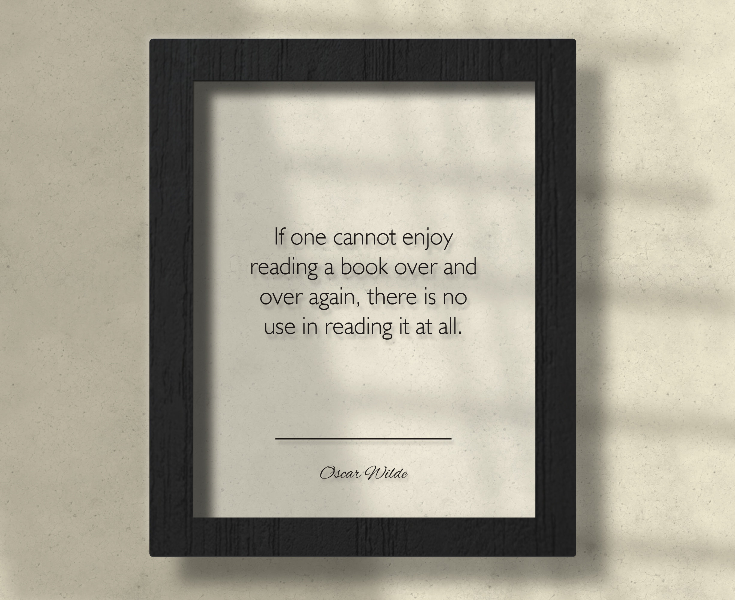 Acrylic Oscar Wilde Quote, Oscar Wilde Poster, Oscar Wilde Wall Art - Etsy