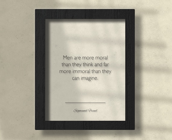 Acrylic Sigmund Freud Poster Sigmund Freud Quote Sigmund | Etsy