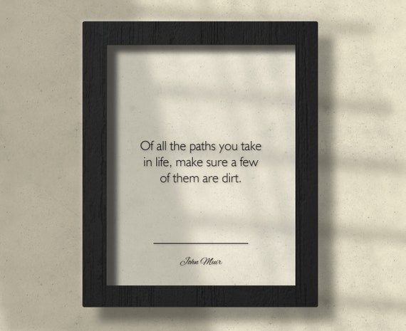 Acrylic John Muir Quote John Muir Poster John Muir Wall Art - Etsy