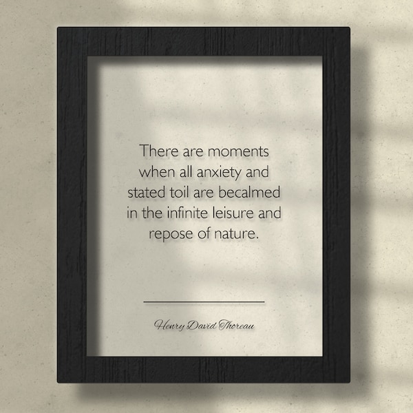 Thoreau Quote - Etsy