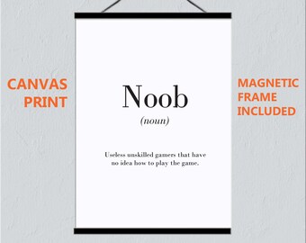 Noob Definition Poster - Etsy