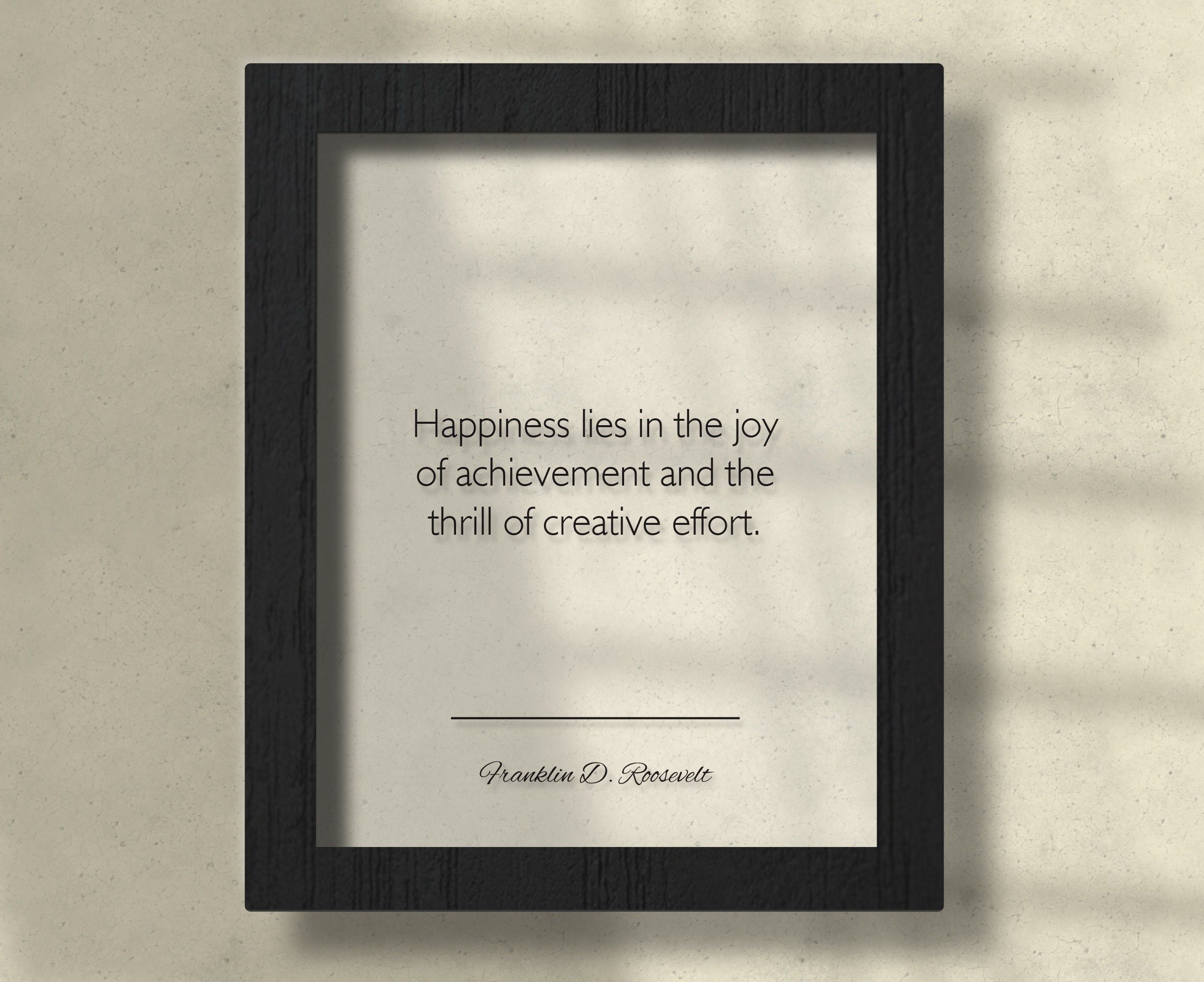 Acrylic Franklin Delano Roosevelt Poster, Franklin Roosevelt Quote ...