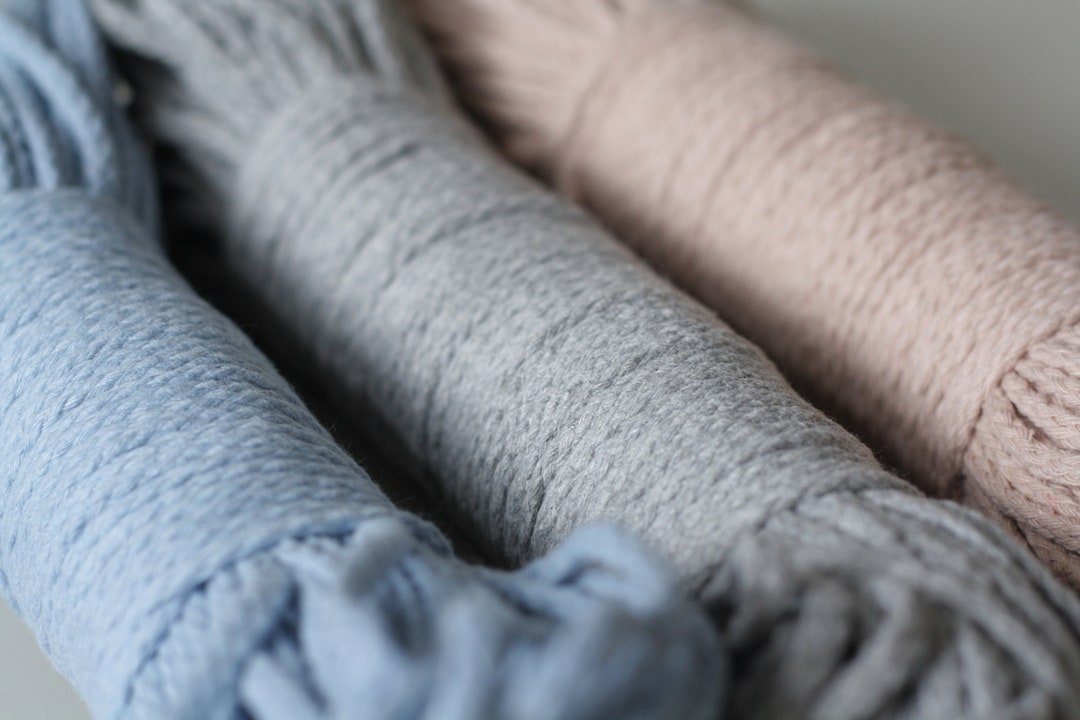 Macrame Yarn 3 X 50 M 4 Mm Braided Locally Produced Cotton Yarn Light ...