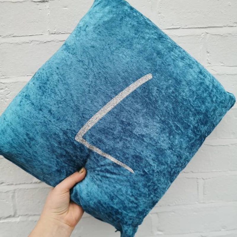 Initial Cushion - Etsy