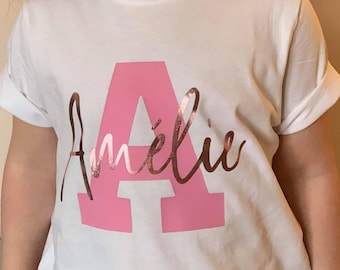 Kids Personalised T-shirt, Custom Kids T-shirt, Personalised Childrens ...