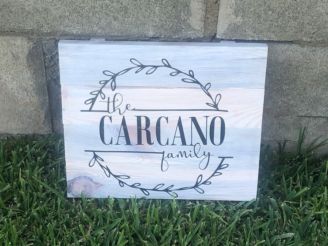 Personalized Family Sign - Etsy
