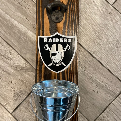 Las Vegas Raiders Wall Mount Bottle Opener - Etsy
