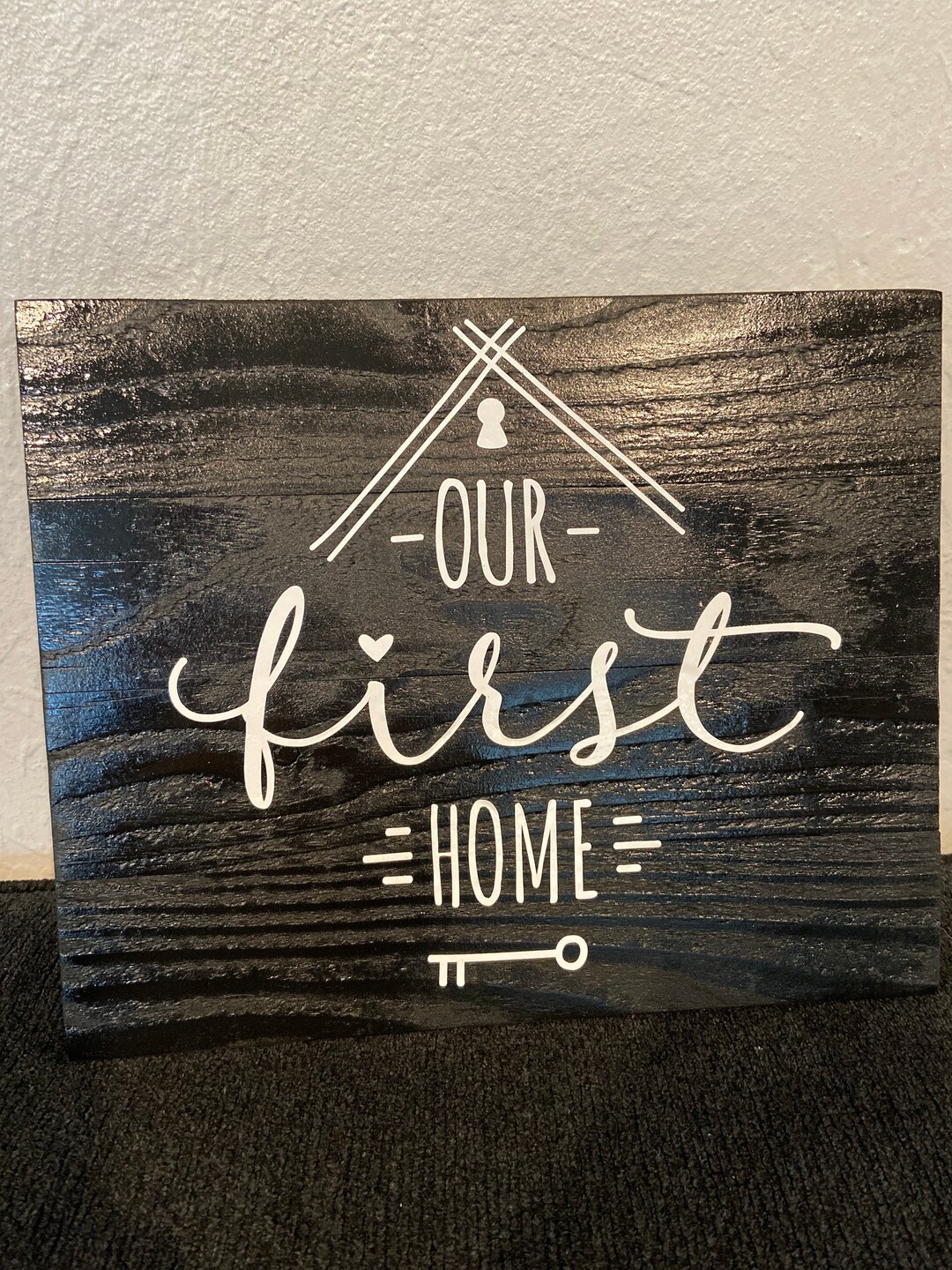 Our First Home Sign - Etsy