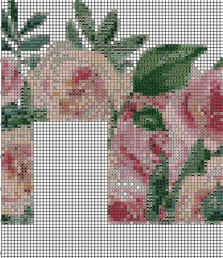 Cross Stitch Pattern,christian Cross With Roses, Religious X Stitch ...