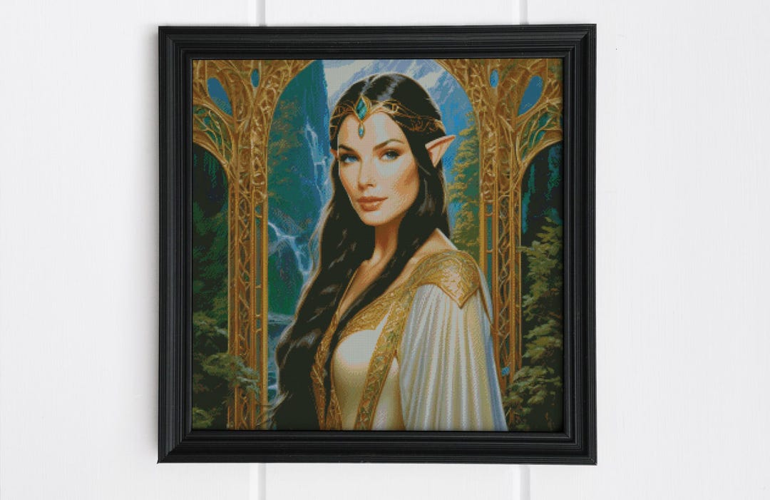 Cross Stitch Pattern,myth Princess,magical,fantasy,germanic Mythology ...