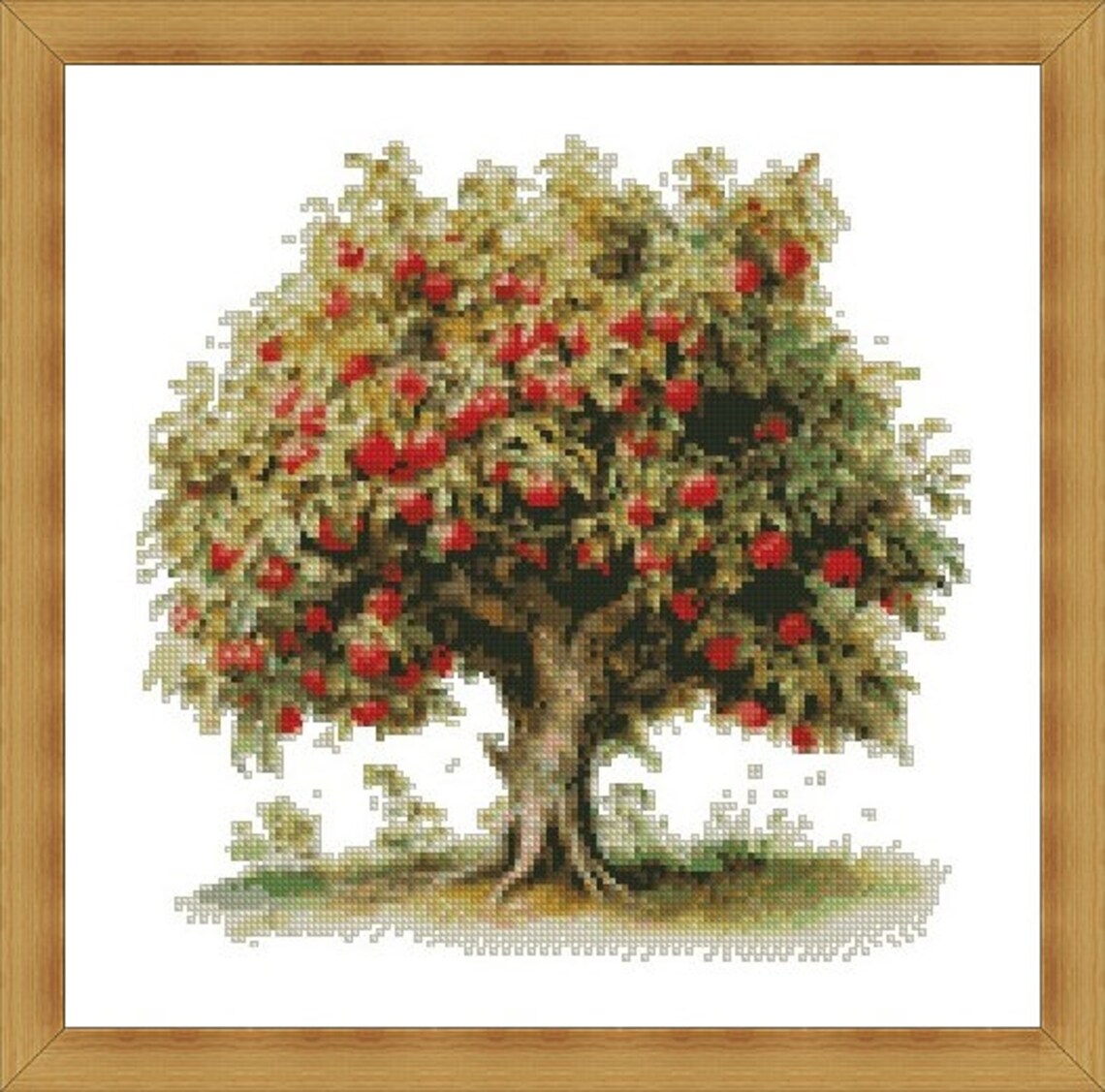 Cross Stitch Pattern,apple Tree,instant Download ,PDF, Botanical ...