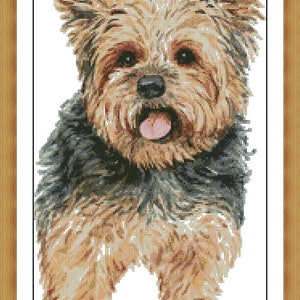 Yorkshire Terrier Cross Stitch Pattern , Pdf , Instant Download ...