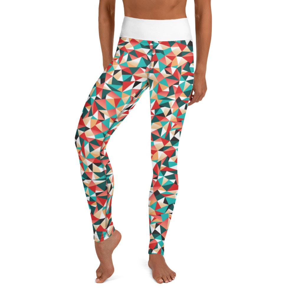 Fun Premium Yoga Leggings, Colorful Leggings, Workout Leggings, Yoga ...