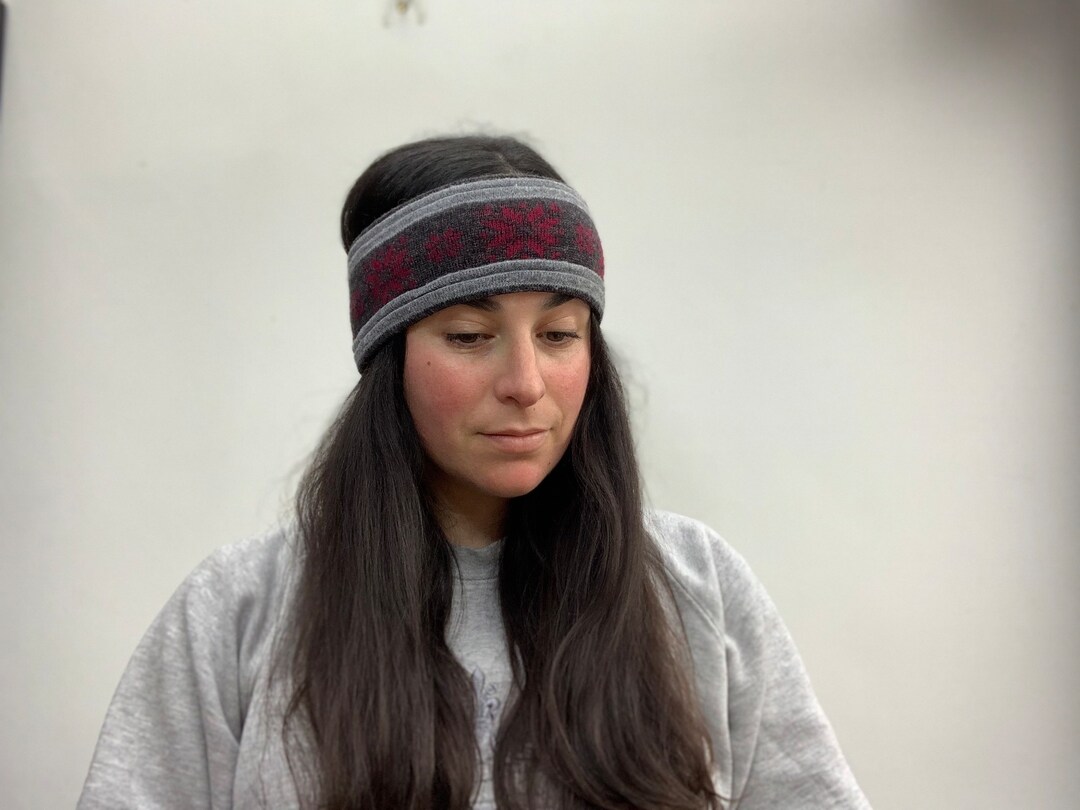 80s Vintage Ski Head Band S/M Wool Hair Accessories Winter. - Etsy