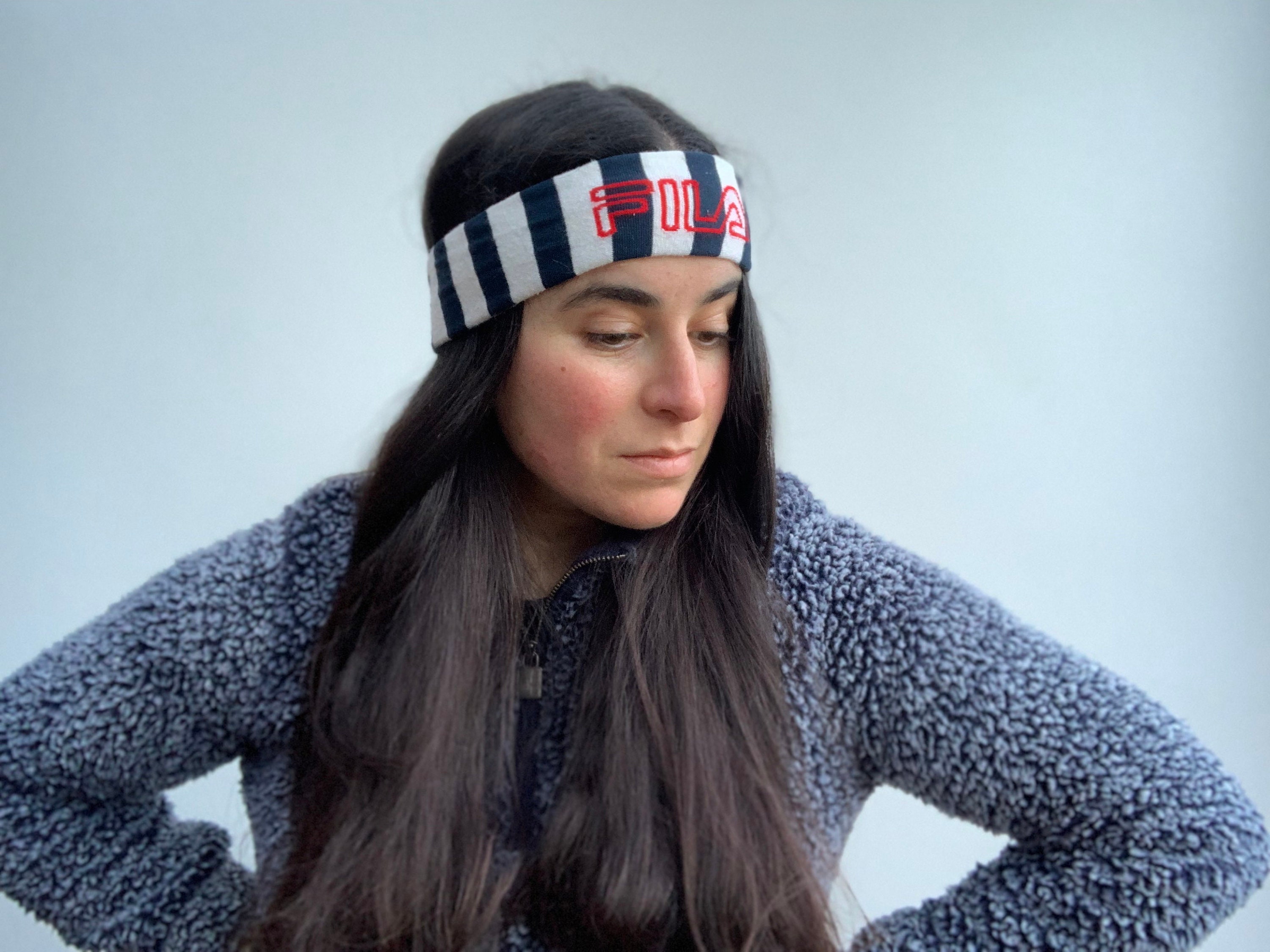 80s Vintage Ski Headband S M Multicoloured Wool Hair Band Unisex Etsy