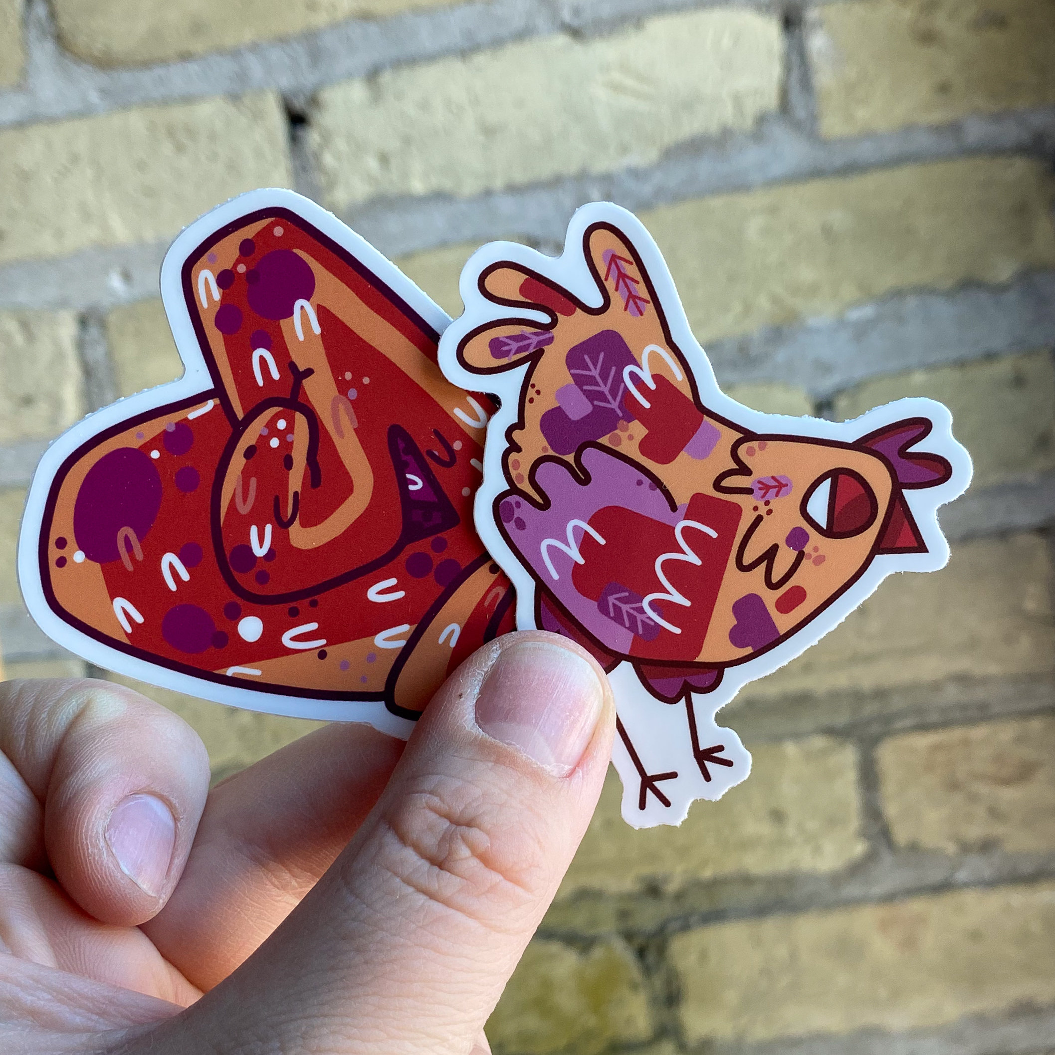 Lesbian Chicken / Subtle LGBTQ Pride Poultry Sticker - Etsy