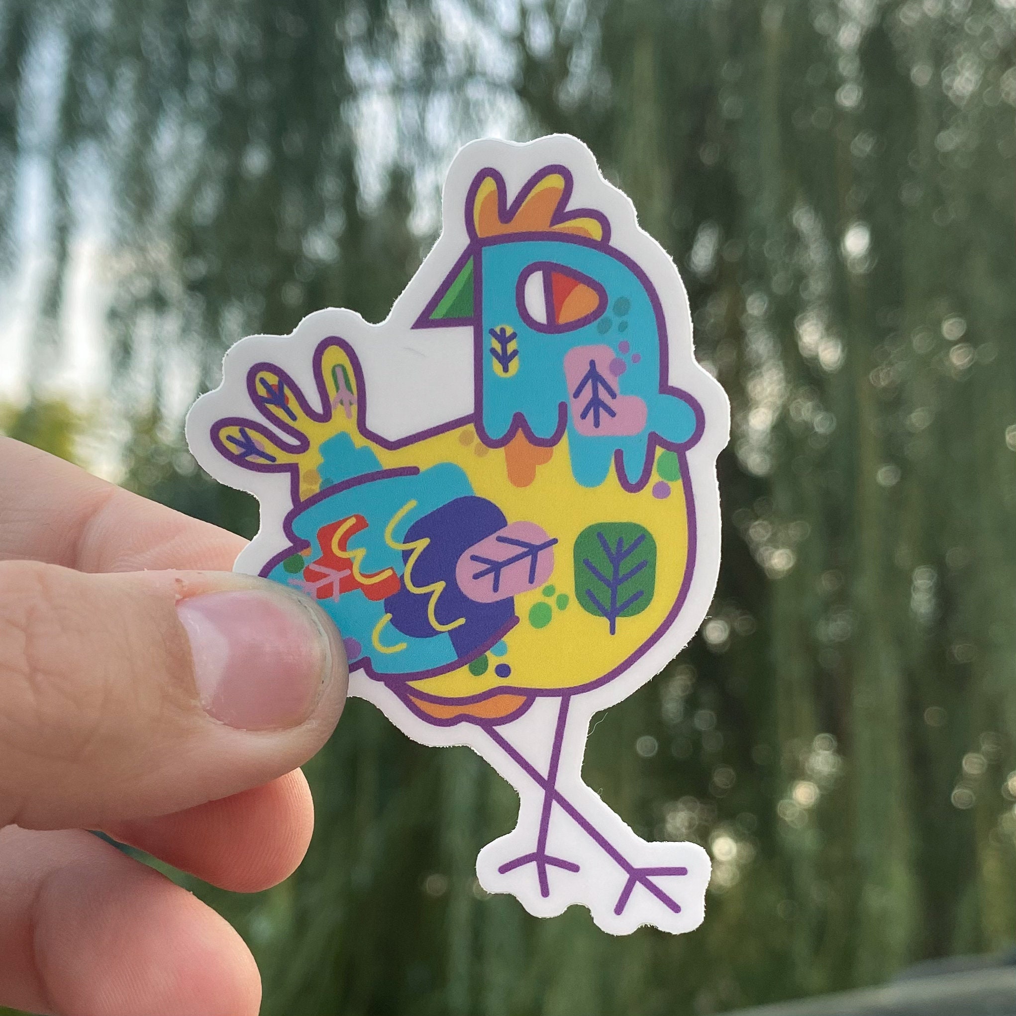 Gay Chicken / Subtle LGBTQ Pride Poultry Sticker - Etsy