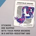 Talk Shit Get Hit Pastel Mobility Aid Sticker - Etsy