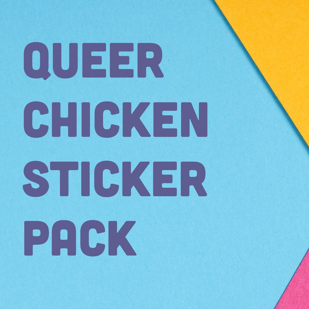 Pride Poultry Sticker Pack / Subtle LGBTQ Pride Chicken Stickers - Etsy