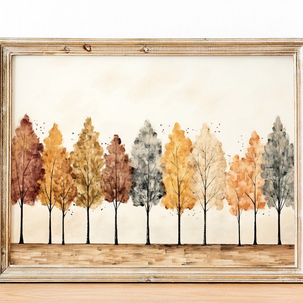 Fall Tree Painting - Etsy